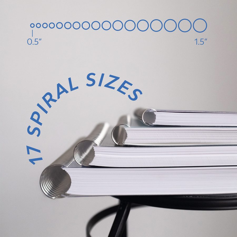 HOW MANY SIZES OF SPIRALS? – Agendio Blog